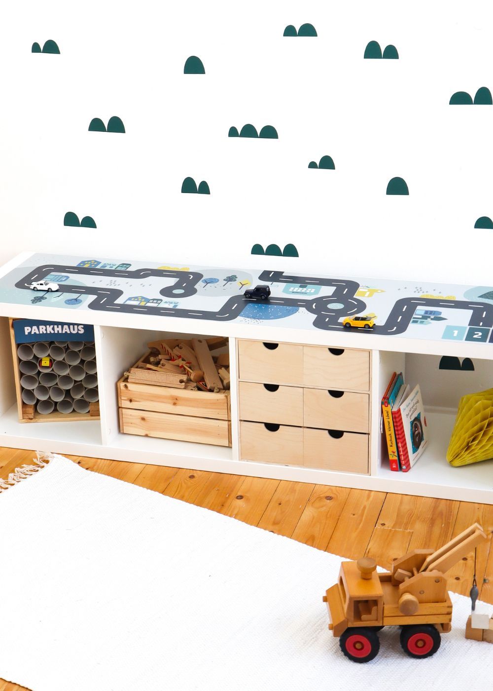 10 IKEA hacks with the KALLAX shelf in the children's room ♥