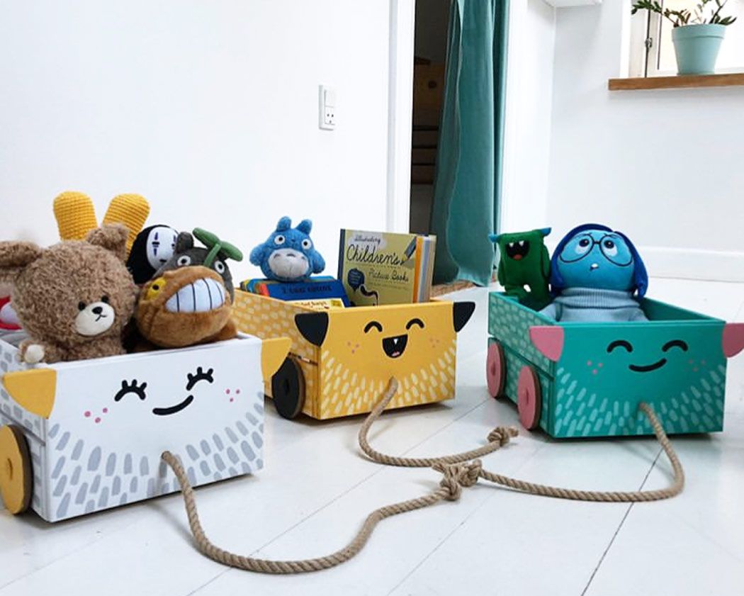 IKEA KNAGGLIG hack: The 12 best ideas with the wooden crate