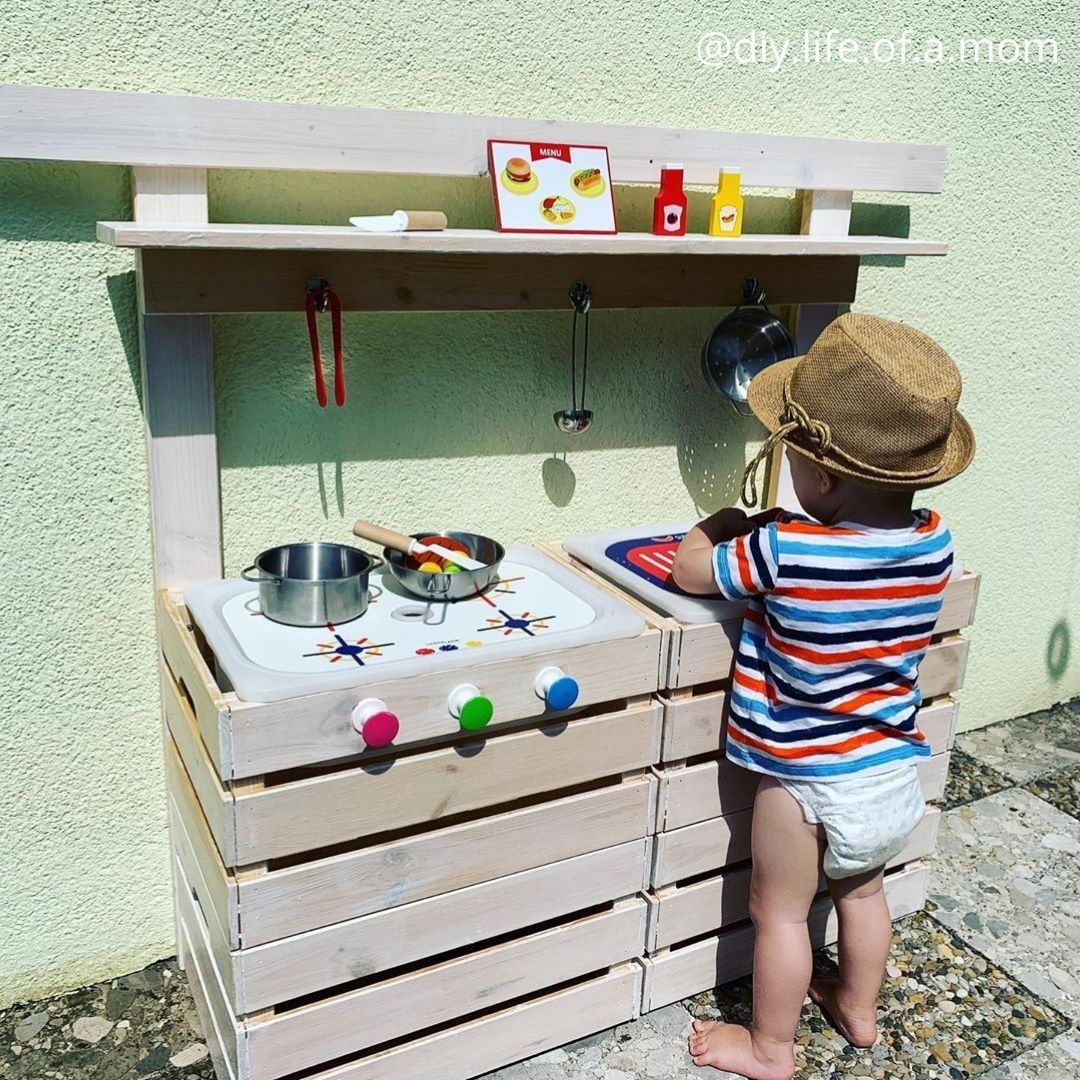 Mud kitchen build it yourself 👍 in just 5 minutes