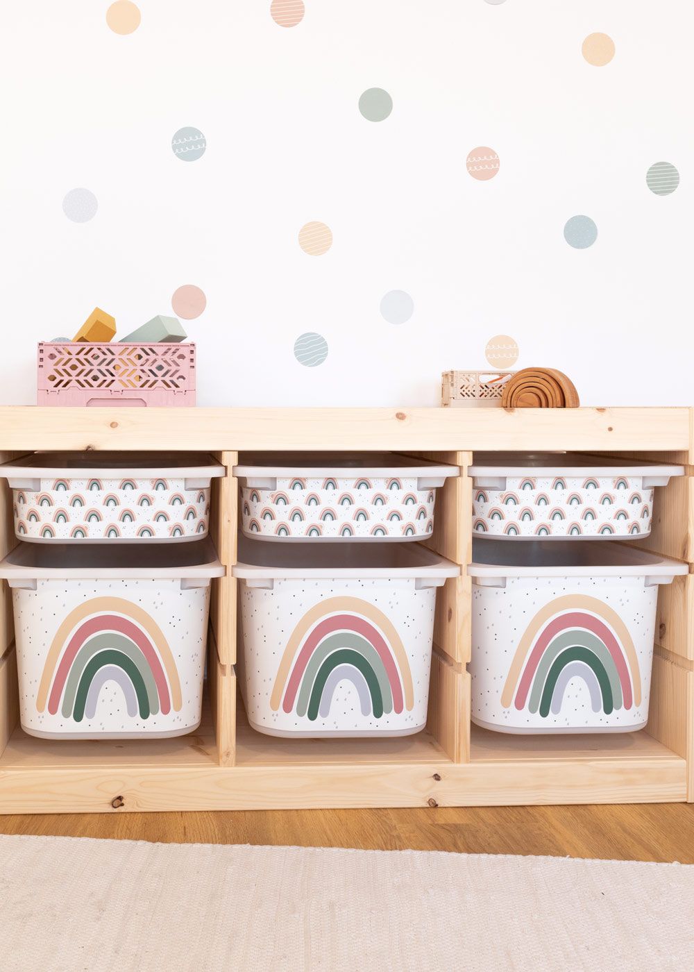 Decal for IKEA TROFAST boxes small - set of 3