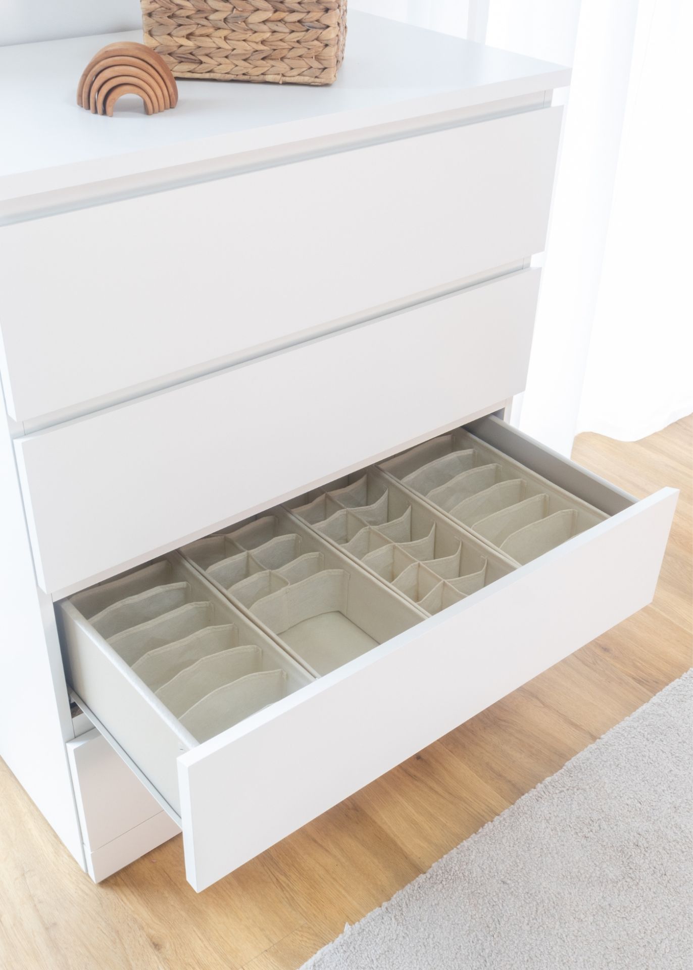 Drawer-Organiser for IKEA MALM chest of drawers